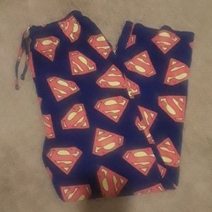DC Comics | Other | Superman Flannel Pajama Pants | Poshmark